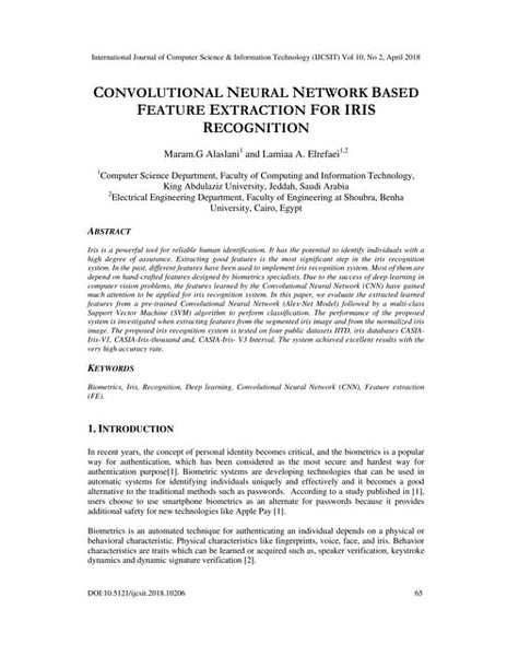 Offline Signature Recognition Via Convolutional Neural Network And Mu…