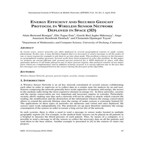Geo-Cast Routing Protocol | PPTX