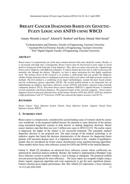 International Journal of Fuzzy Logic Systems (IJFLS) | PDF