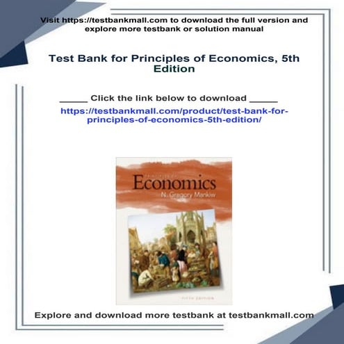 Get Test Bank for Principles of Economics, 5th Edition free all ...