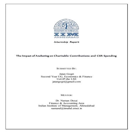 Internship Report (Submitted) | DOCX