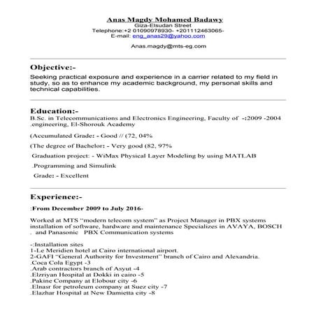 last CV | PDF