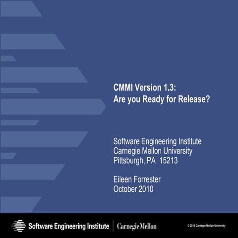 Overview of cmmi v1.3 | PDF | Computer Software and Applications | Computing