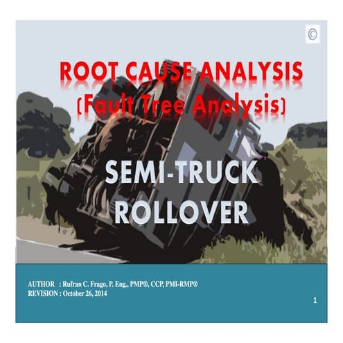 102614 Root Cause Analysis using Fault Tree Analysis (FTA) Technique | PDF