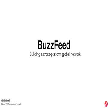 How Buzzfeed Thinks About Content, Digiday Publishing Summit Europe ...