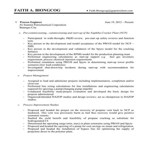 Process Engineer | PDF