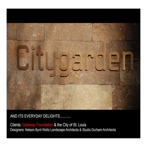 Generating Value: Creating Urban Open Space with the Power to Transform ...