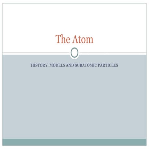 102730464 the-atom | PPT