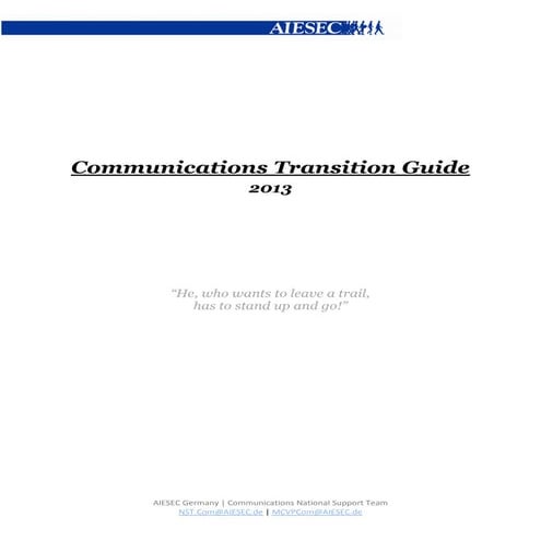 communication Guide | PDF