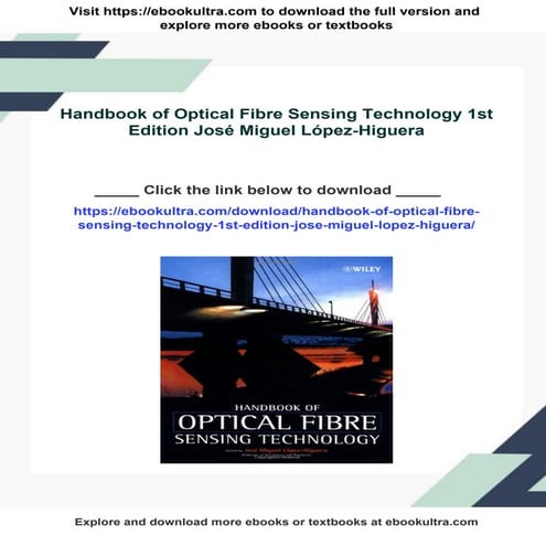 Handbook of Optical Fibre Sensing Technology 1st Edition José Miguel López-Higuera | PDF