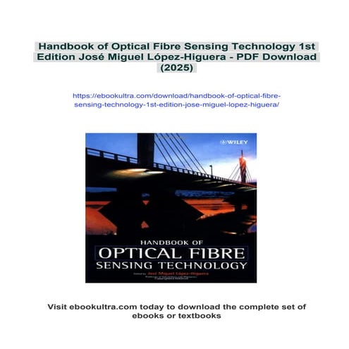 Handbook of Optical Fibre Sensing Technology 1st Edition José Miguel López-Higuera | PDF