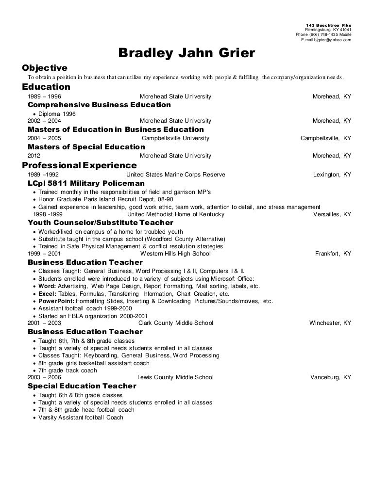 Recent Resume Recent Resume