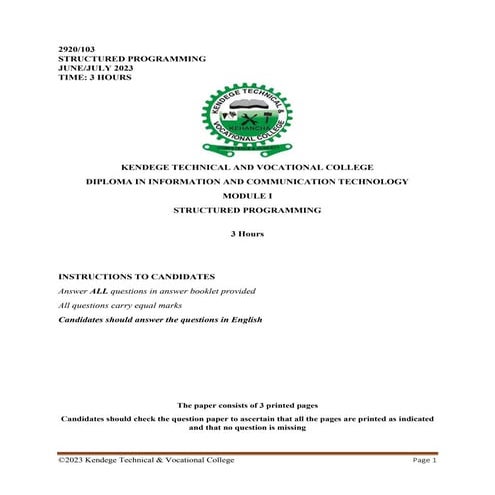 C programming | DOCX