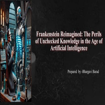 Frankenstein Reimagined: The Perils of Unchecked Knowledge in the Age ...