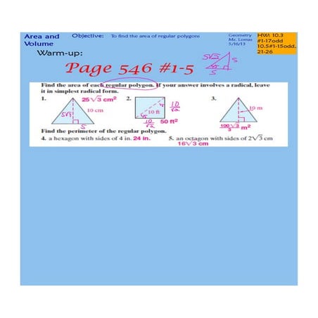 10-3 and 10-5 Areas of Regular Polygons.pdf