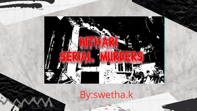 Case study-Unsolved crazy murder case | PPTX