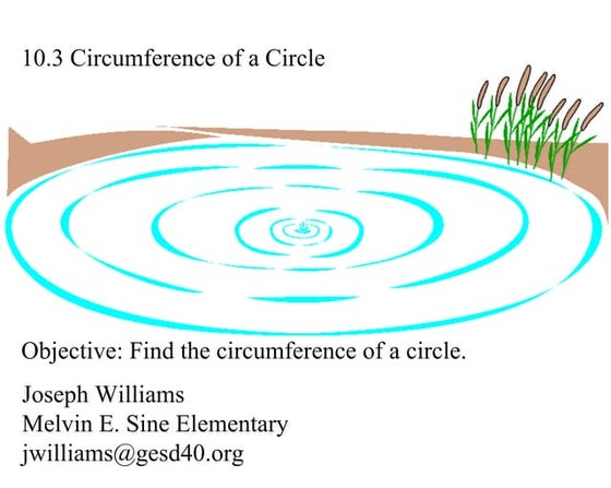 Circles.pptx math lesson plan for grade 4 | PPTX