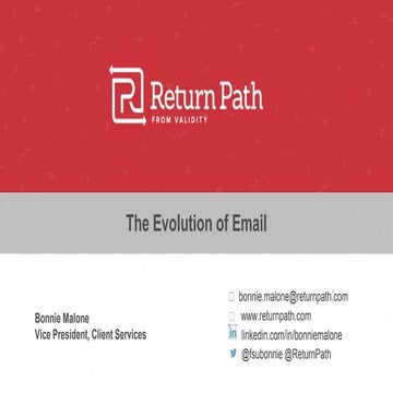 The Evolution of Email | PPTX
