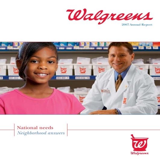 walgreen 2007 Annual Report | PDF