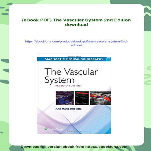(eBook PDF) The Vascular System 2nd Edition | PDF