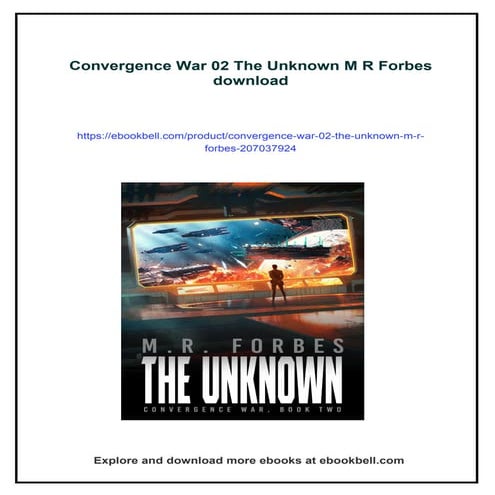 Convergence War 02 The Unknown M R Forbes | PDF