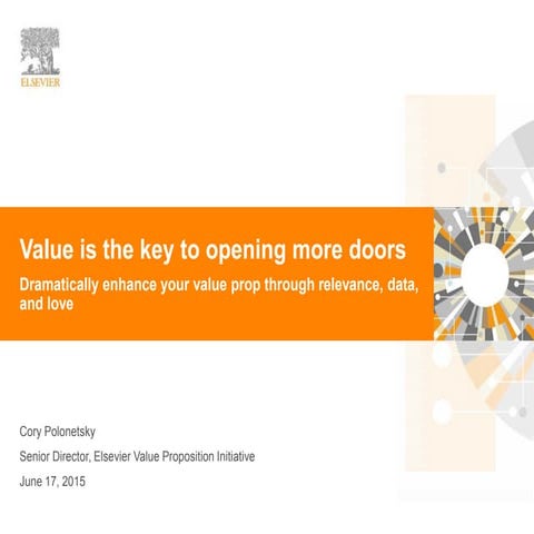 BEST PRACTICE: Value is the key to opening more doors – Dramatically ...