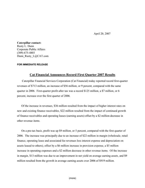 Caterpillar Production System | PDF
