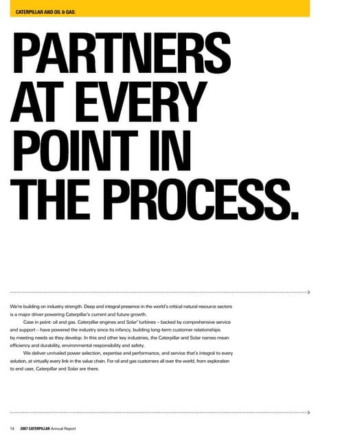 Caterpillar Production System | PDF