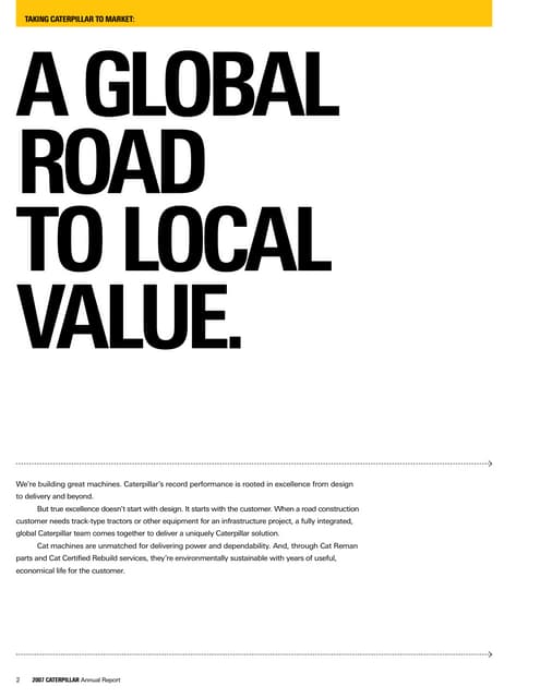 Caterpillar Production System | PDF