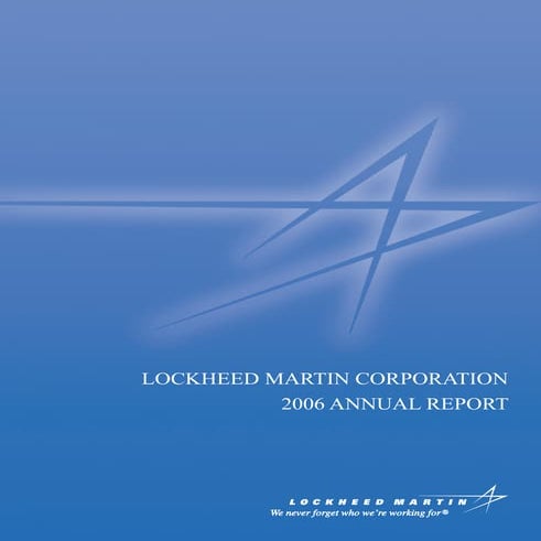 lockheed martin 2006 Annual Report | PDF