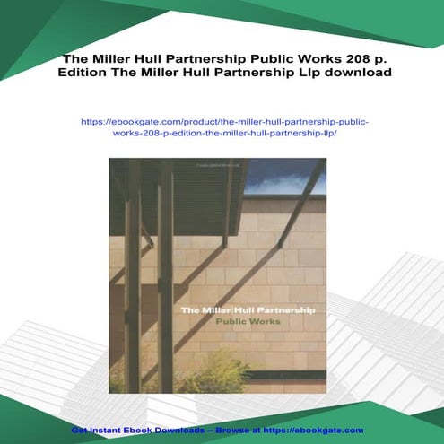 The Miller Hull Partnership Public Works 208 p. Edition The Miller Hull ...