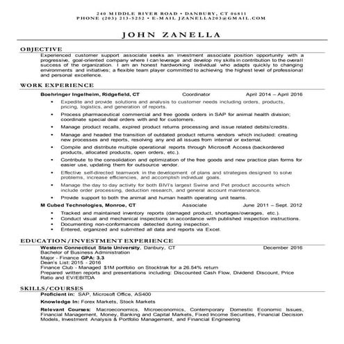 John Zanella's Resume (2) | DOCX