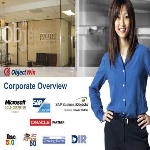 103 Object Win Corporate Presentation | PPTX