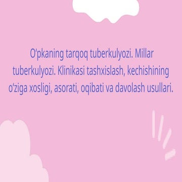 Tarqoq tuberkuloztjnjbchjkkk hjjjkk. Jjkkggg. E.pptx