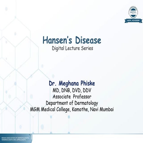 Hansens disease ,pptx Dermatology department | PPT