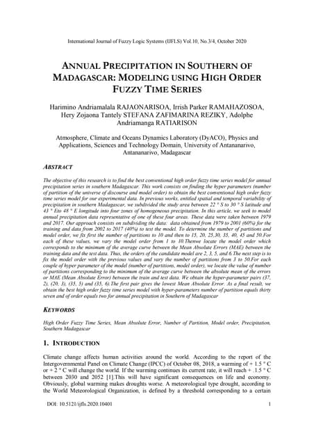 International Journal of Fuzzy Logic Systems (IJFLS) | PDF