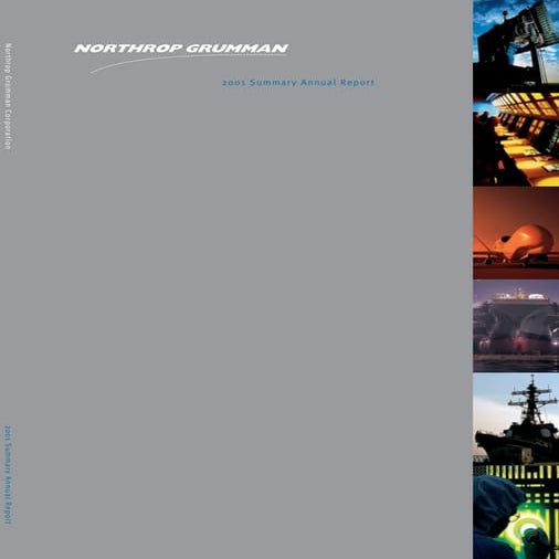 northrop grumman Annual Report 2001 | PDF