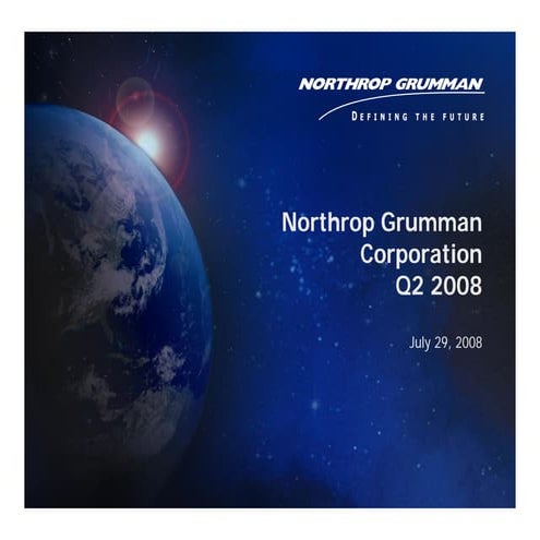 northrop grumman Slide Presentation 2008 2 nd | PPT