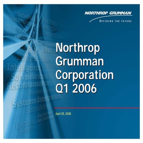 northrop grumman Slide Presentation 2006 1st | PPT