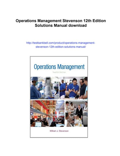 Operations management notes | PDF