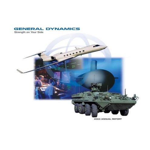 general dynamics Annual Reports 2003 | PDF