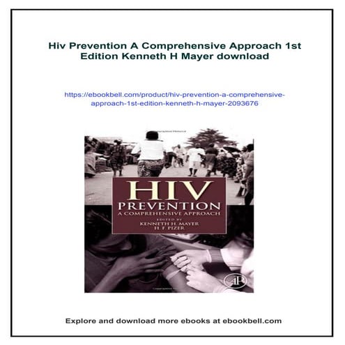 Hiv Prevention A Comprehensive Approach 1st Edition Kenneth H Mayer | PDF
