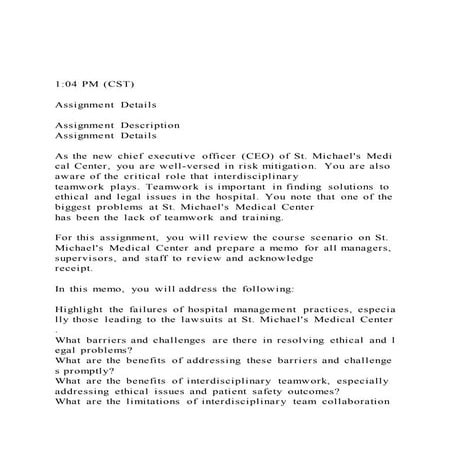 104 Pm Cstassignment Details Assignment Description Pdf