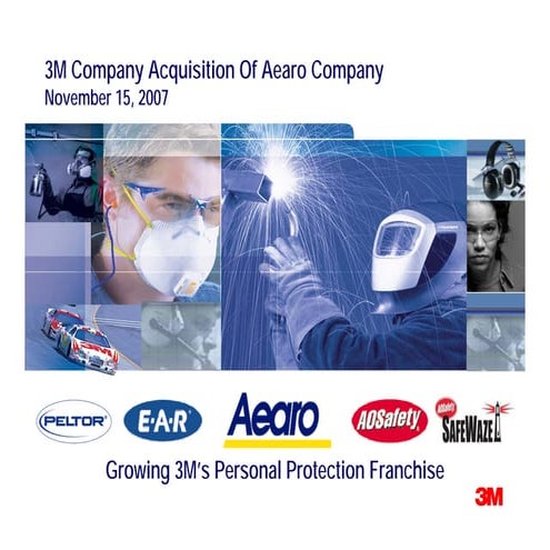 3M Acquisition of Aearo Company | PPT