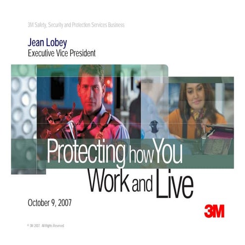 Jean Lobey, Executive Vice President, Safety, Security and Protection ...