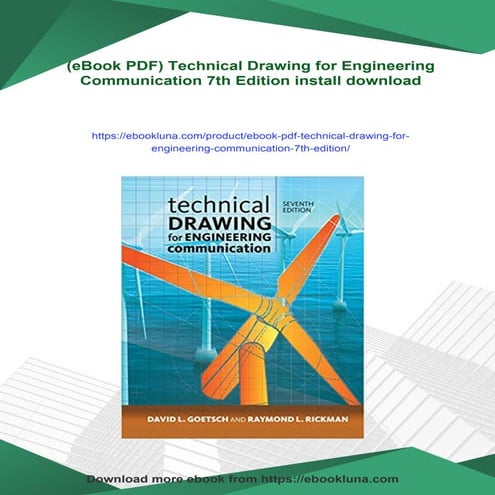 (eBook PDF) Technical Drawing for Engineering Communication 7th Edition ...