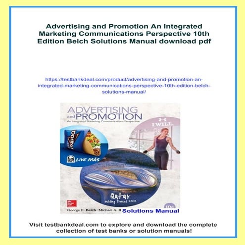 Advertising and Promotion An Integrated Marketing Communications ...