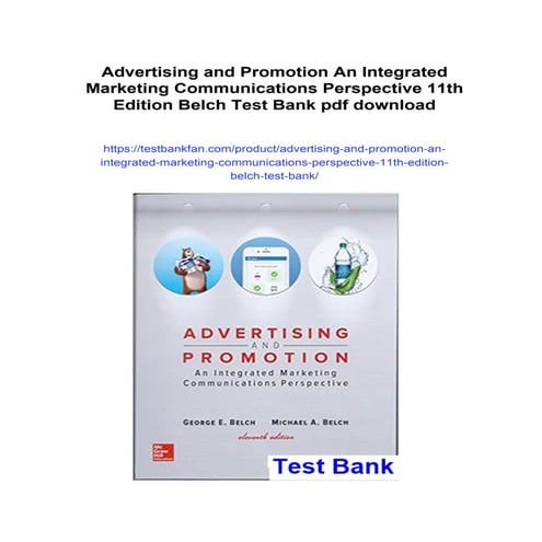 Advertising and Promotion An Integrated Marketing Communications ...