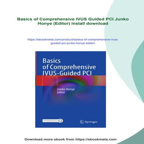 Basics of Comprehensive IVUS Guided PCI Junko Honye (Editor) | PDF
