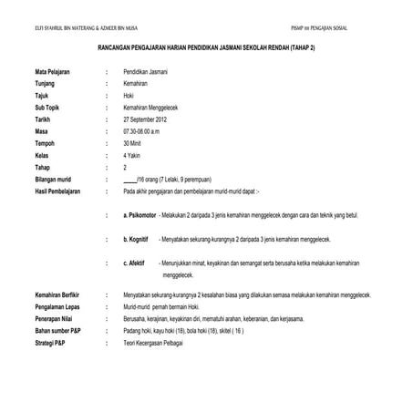 105627169 rph-hoki-menggelecek | DOCX